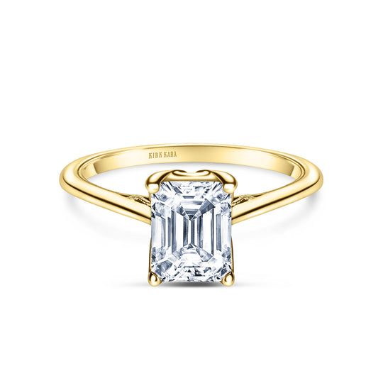 Classic Filigree Milgrain Solitaire Engagement Ring – Kirk Kara