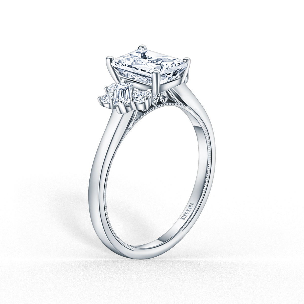 Modern Cluster Boho Diamond Engagement Ring – Kirk Kara